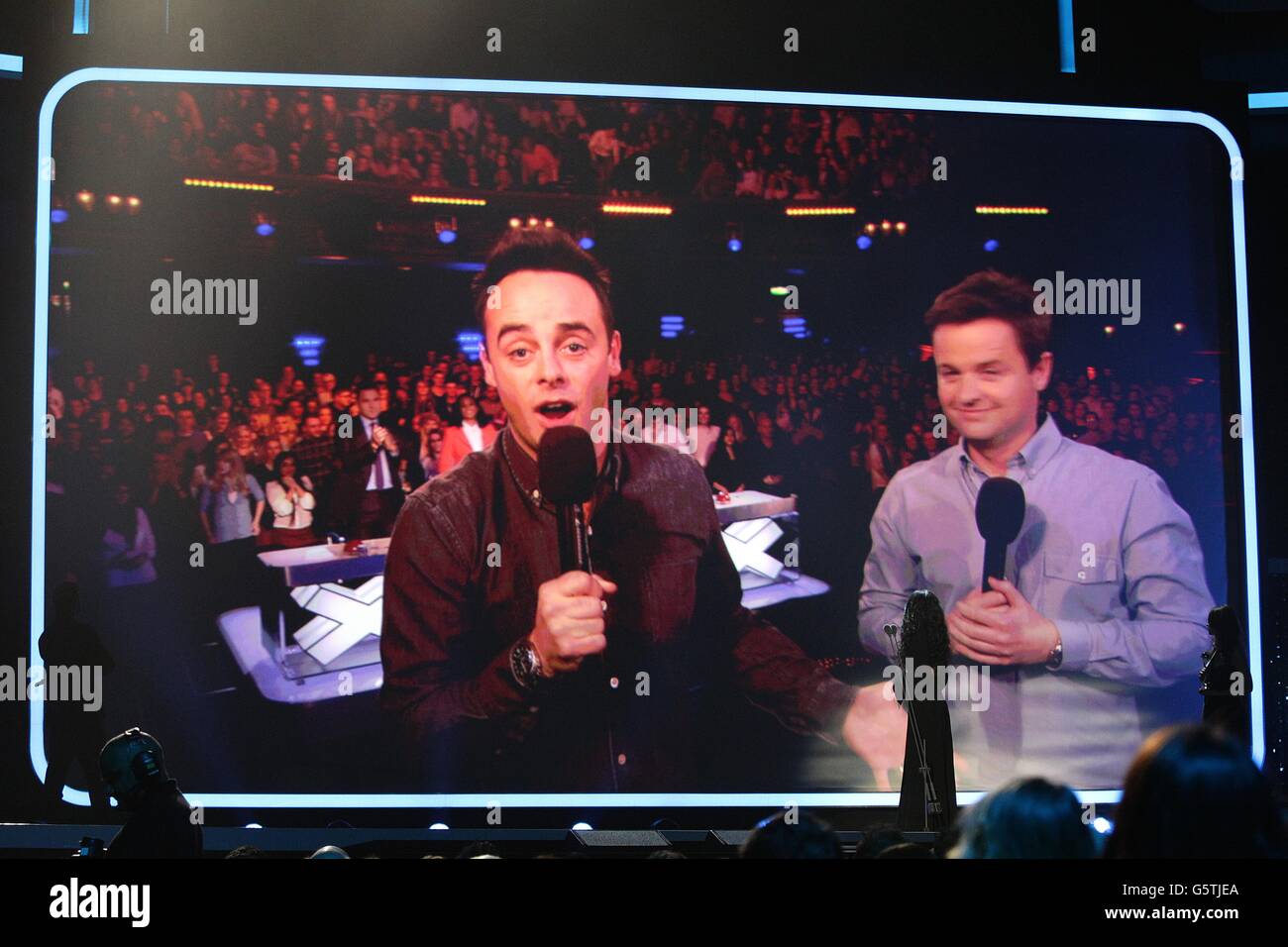 Ant and dec accept the award for Best Entertainment Presenters during ...