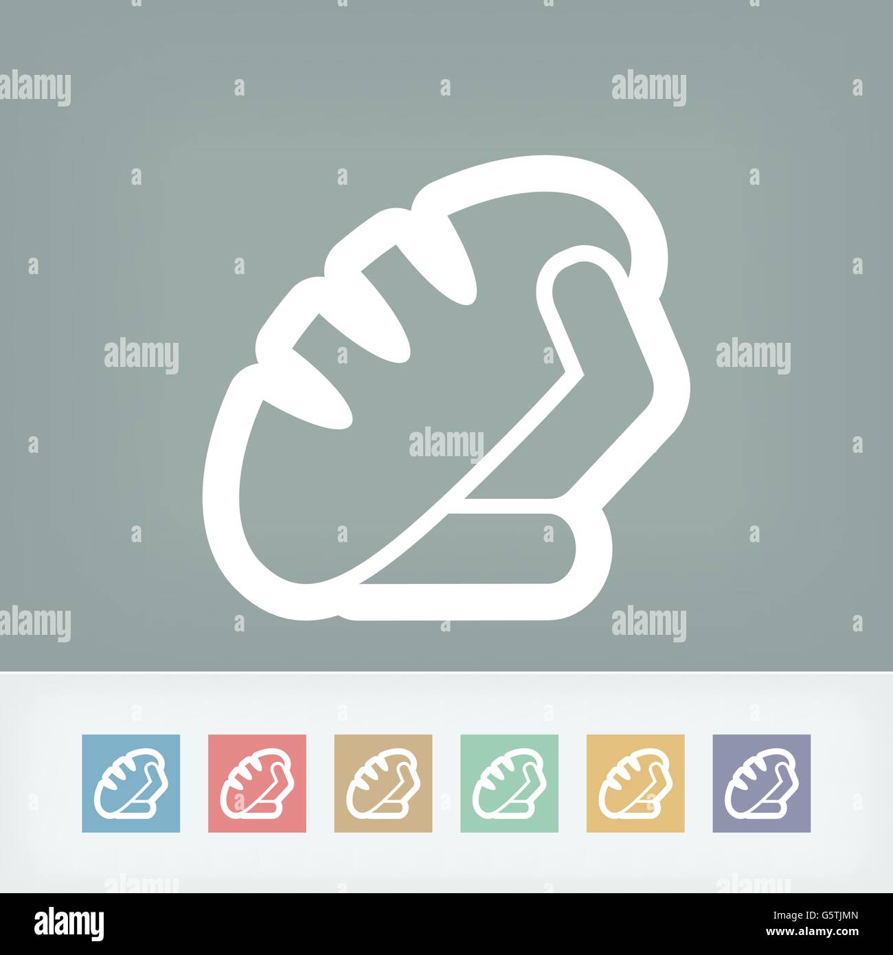 Hold bread Stock Vector Images - Alamy