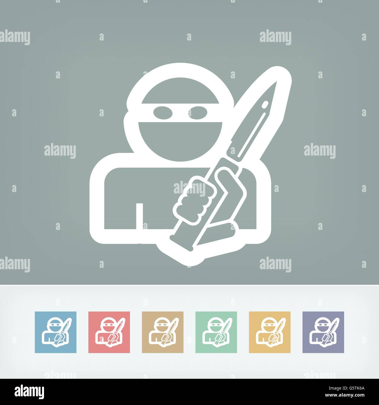 Armed robber Stock Vector Images - Alamy