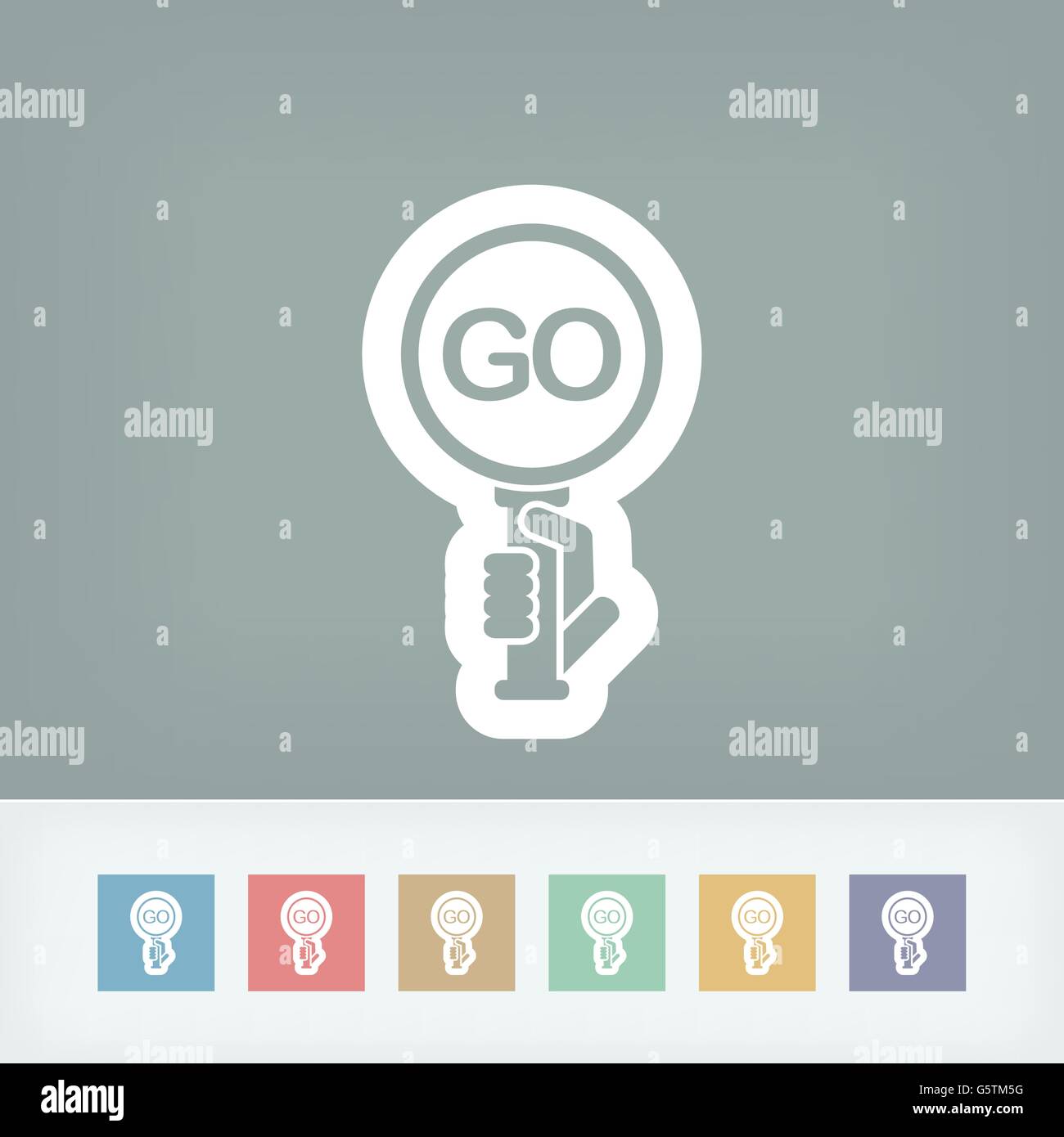 Policeman hand signal Stock Vector Images - Alamy