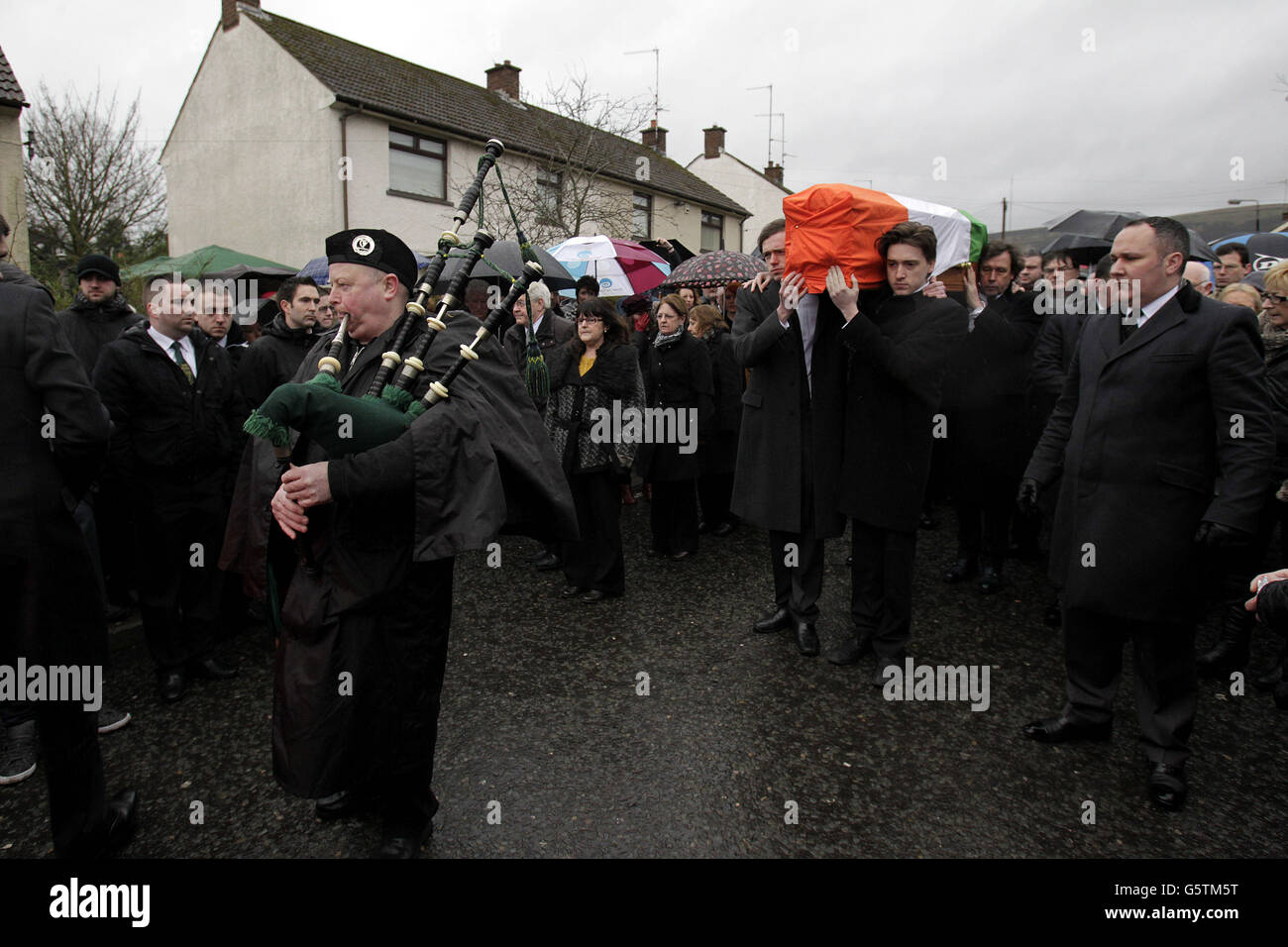 Dolours prices coffin is carried to burial in milltown cemetery hi-res ...