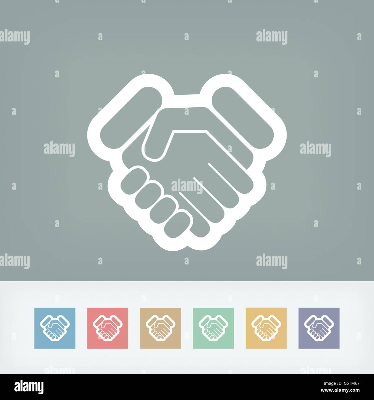 Firm handshake vector vectors Stock Vector Images - Alamy