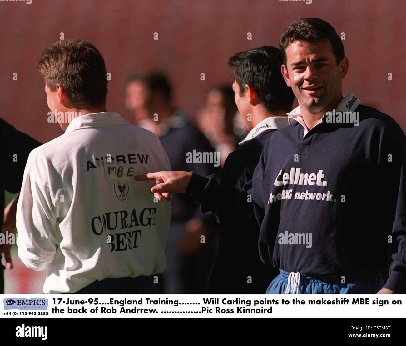 Rugby Union World Cup 1995 - England Stock Photo - Alamy