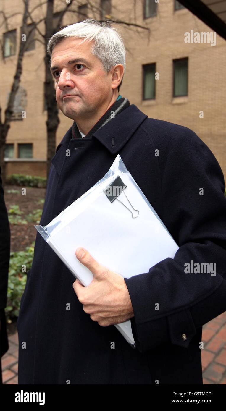 Chris Huhne court case Stock Photo - Alamy