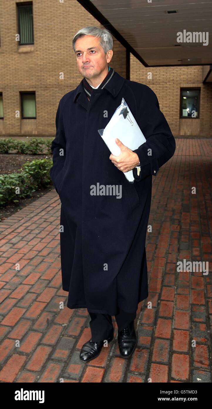 Chris Huhne court case Stock Photo - Alamy