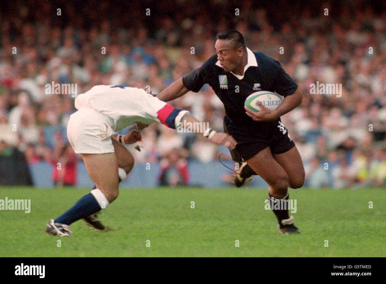 Rugby Union - World Cup 1995 -England v New Zealand Stock Photo - Alamy