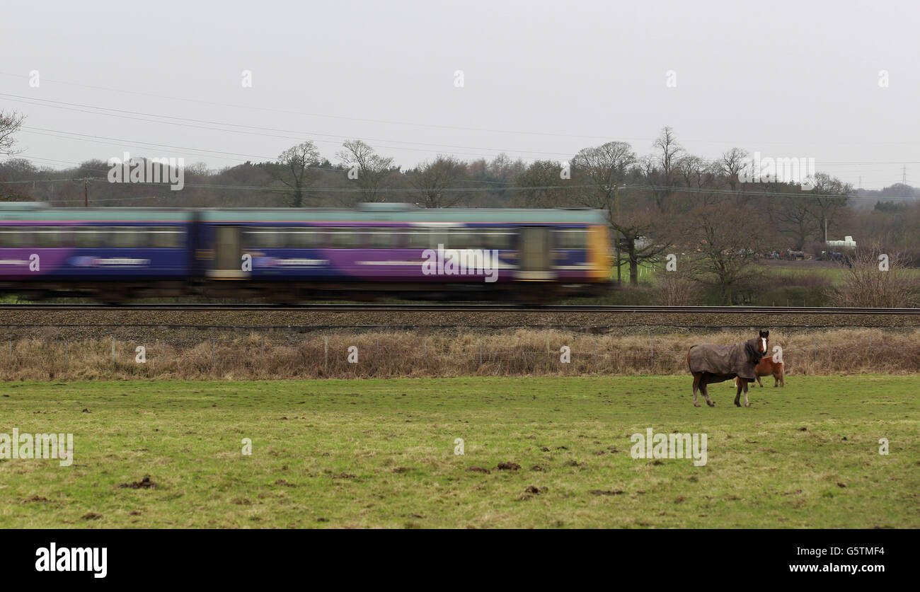 HS2 high-speed rail plan Stock Photo - Alamy