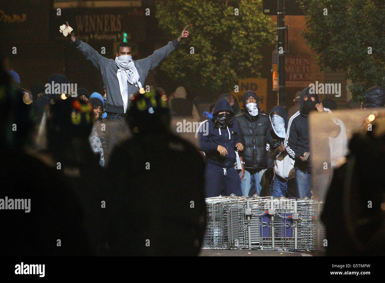 Shooting in Tottenham Hale Stock Photo - Alamy