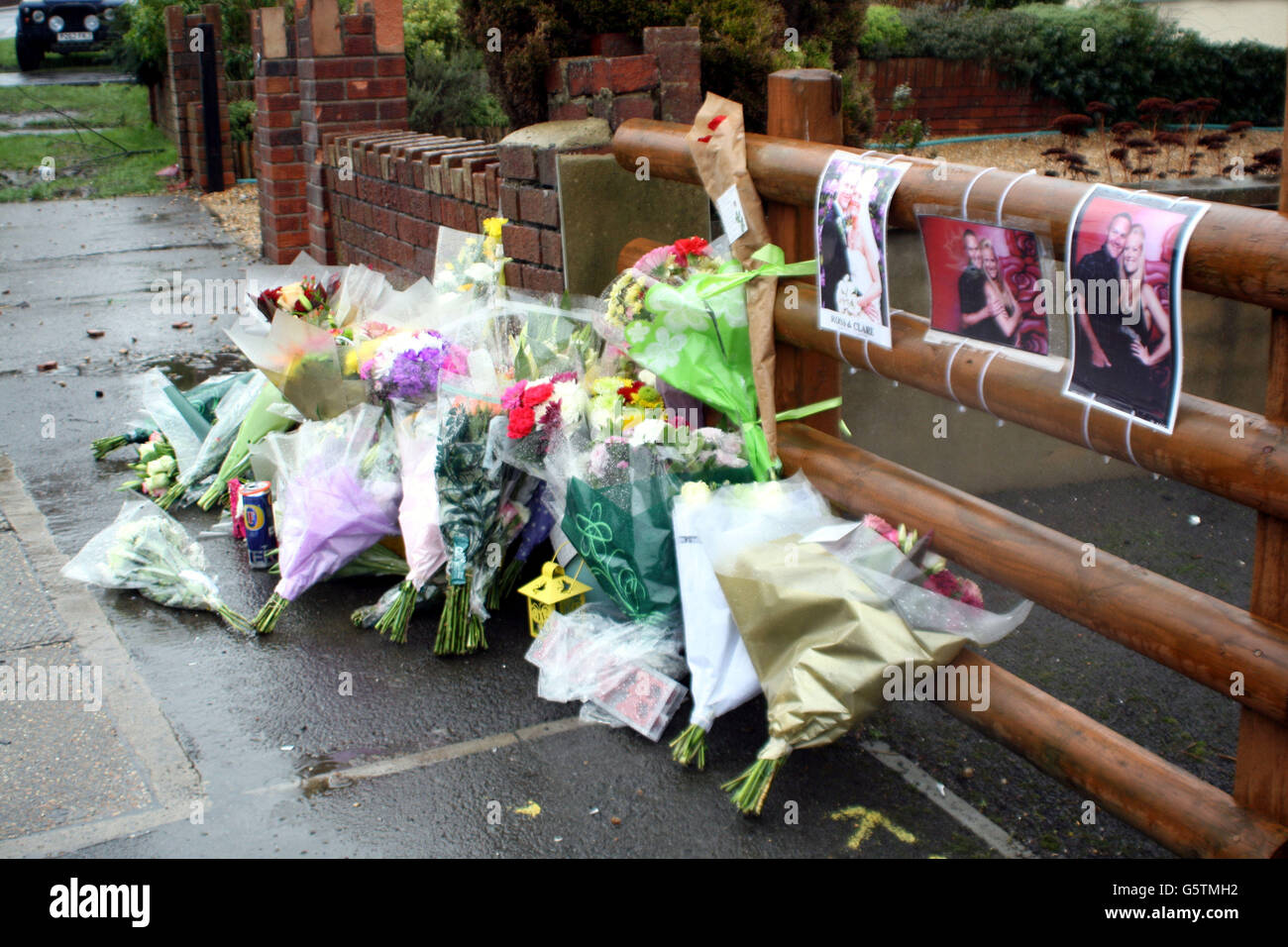 Hit and run death crash Stock Photo - Alamy
