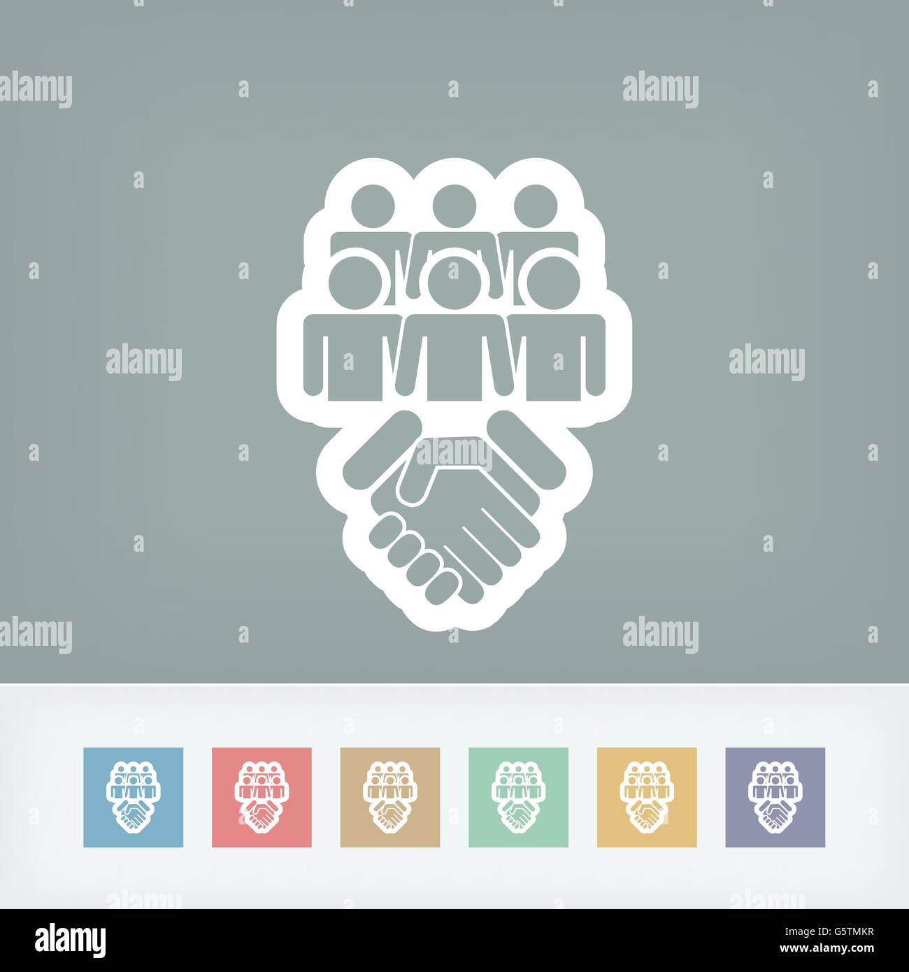 Social agreed icon Stock Vector Image & Art - Alamy