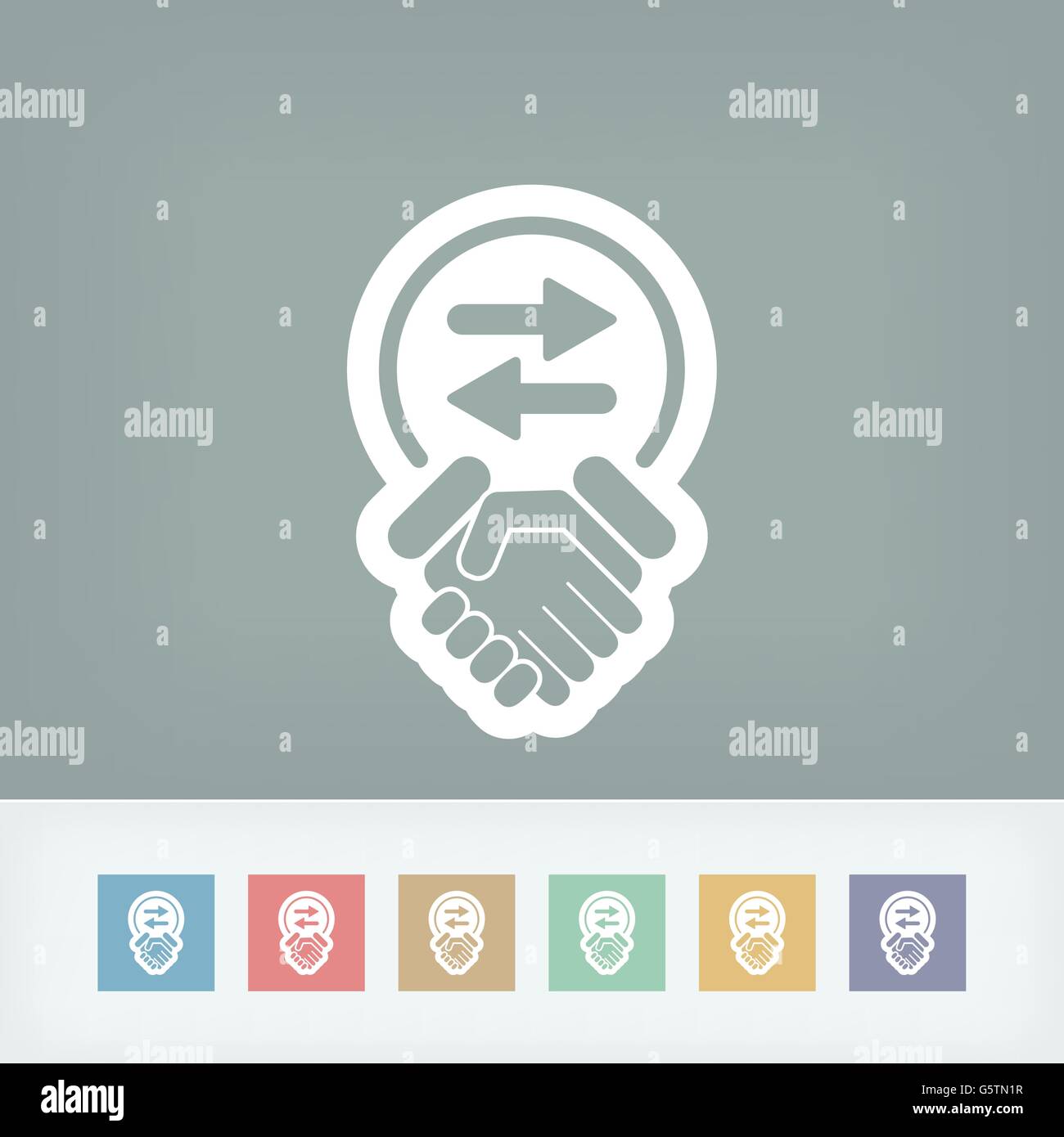 Exchange agreement icon Stock Vector Image & Art - Alamy