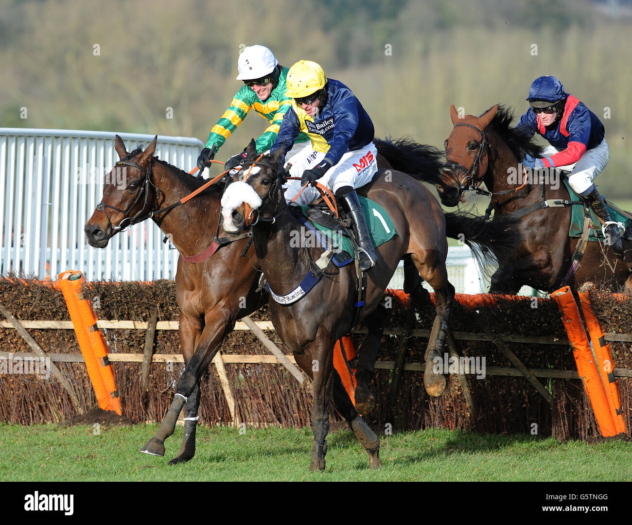 Horse Racing - Towcester Racecourse Stock Photo - Alamy