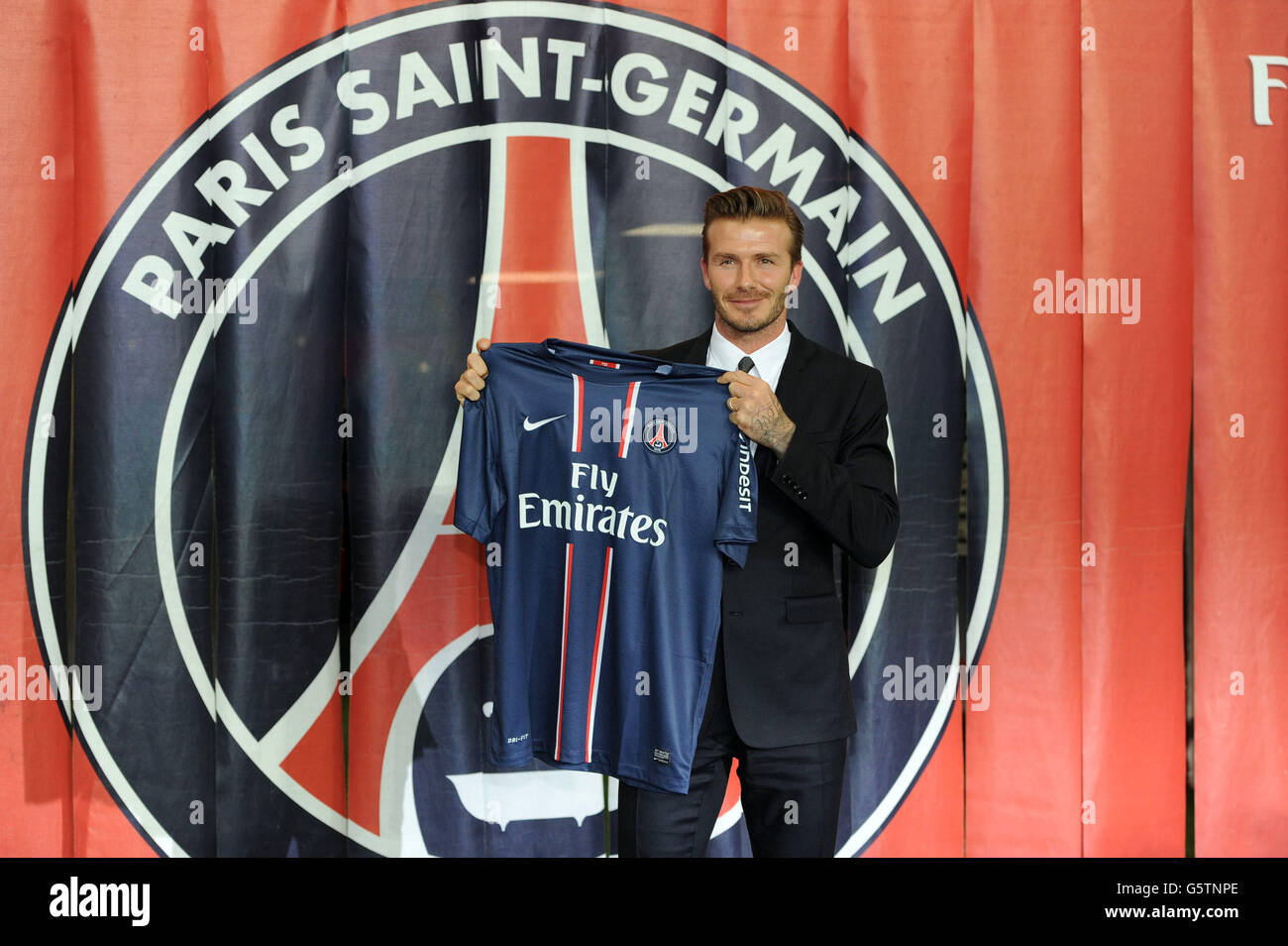 Soccer - Paris Saint-Germain Press Conference - David Beckham Unveiling ...