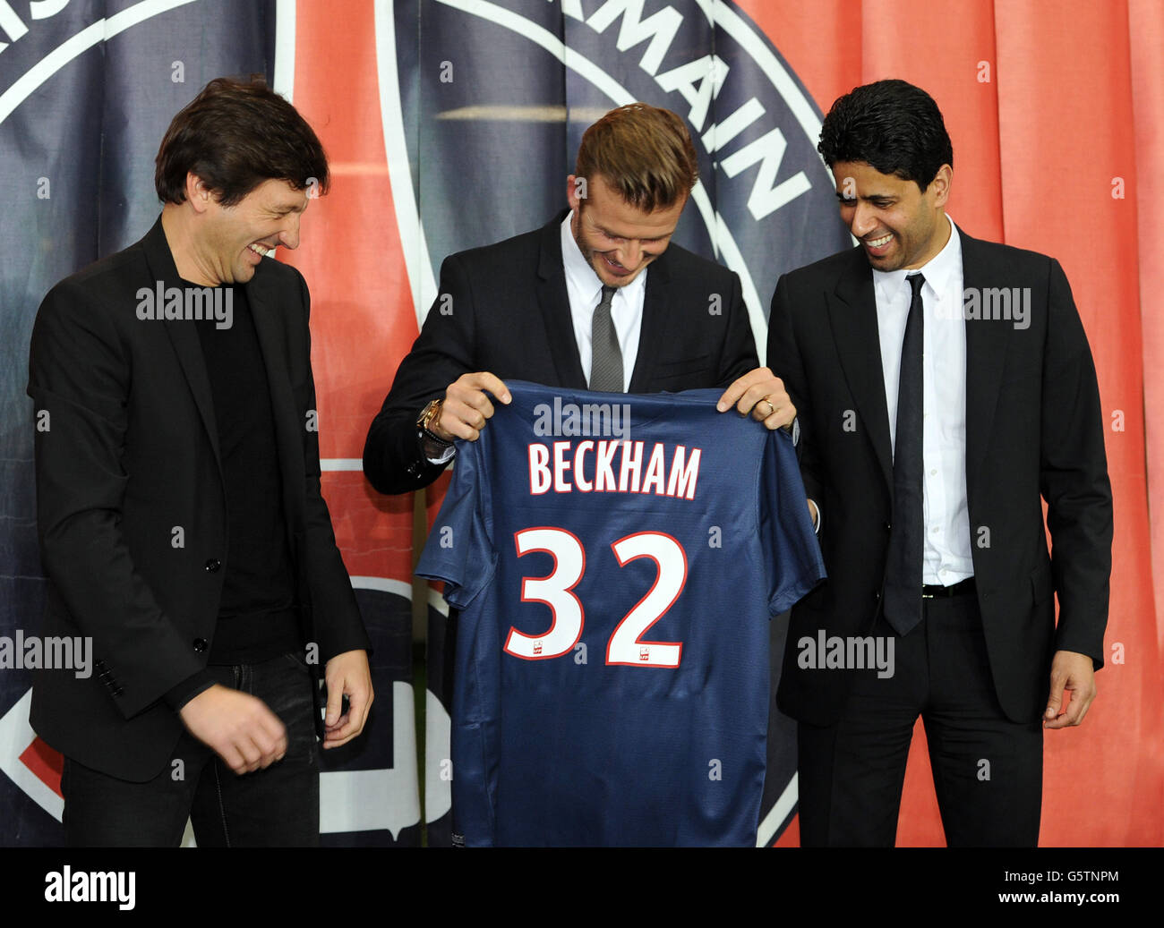 Soccer - Paris Saint-Germain Press Conference - David Beckham Unveiling ...
