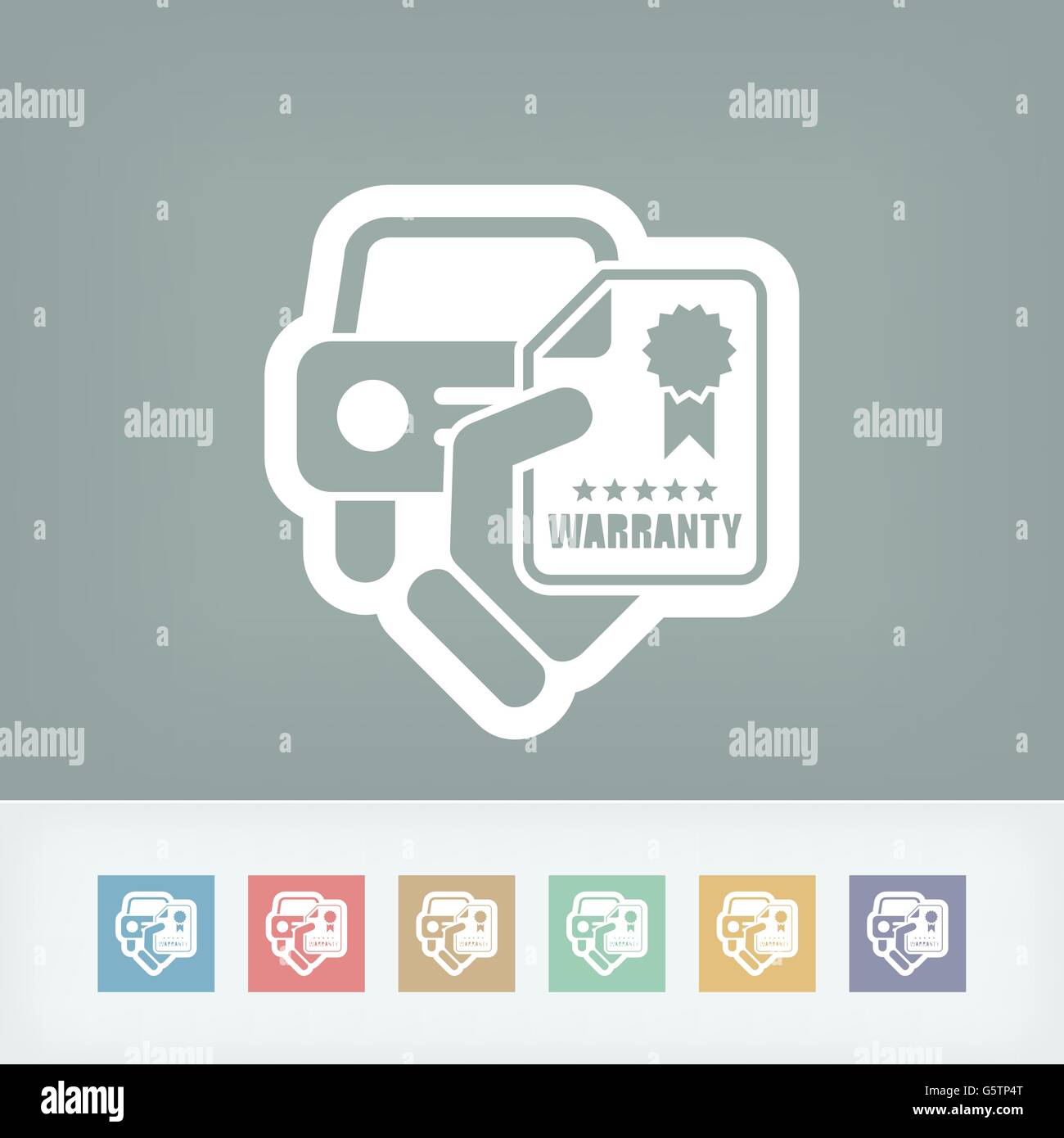 Car warranty icon Stock Vector Image & Art - Alamy