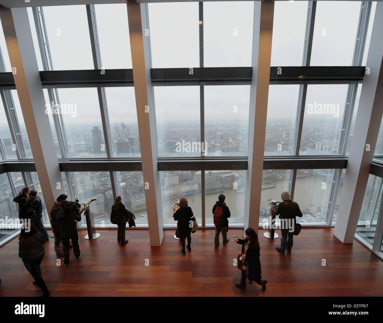 Shard observation deck opened Stock Photo - Alamy