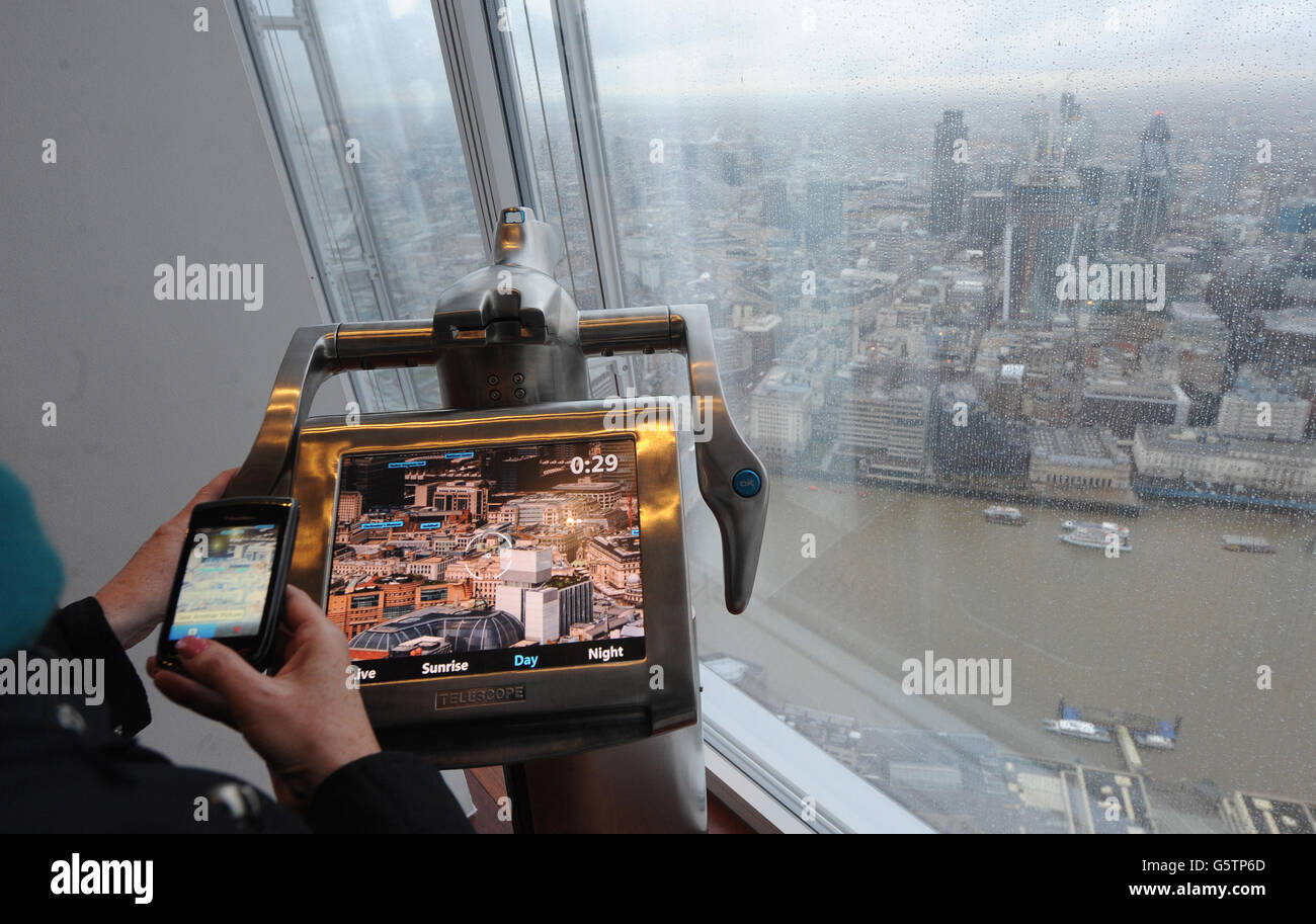 Shard observation deck opened Stock Photo - Alamy