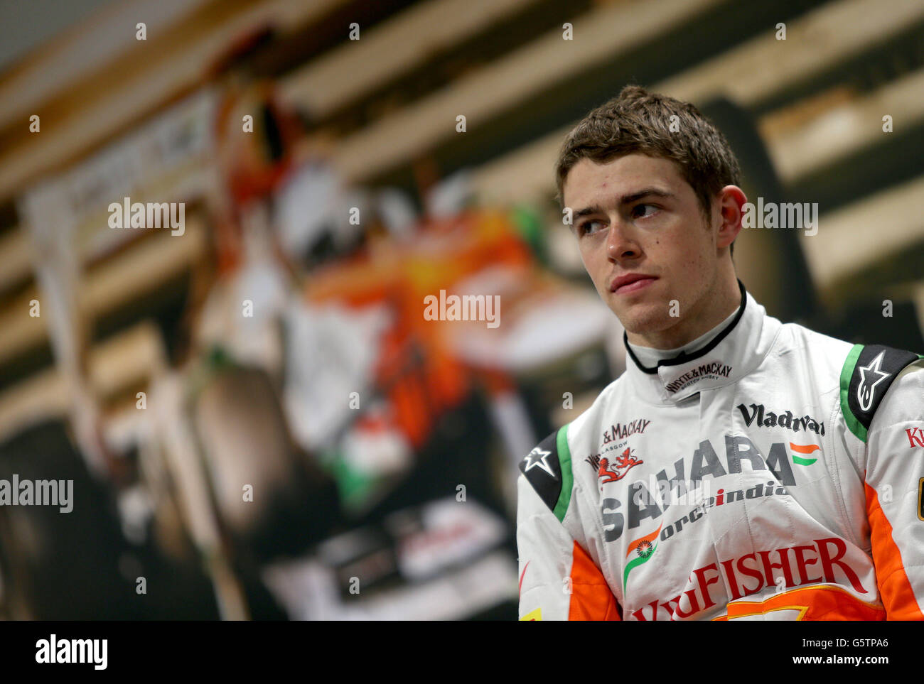 Formula one motor racing force india launch silverstone circuit hi-res ...