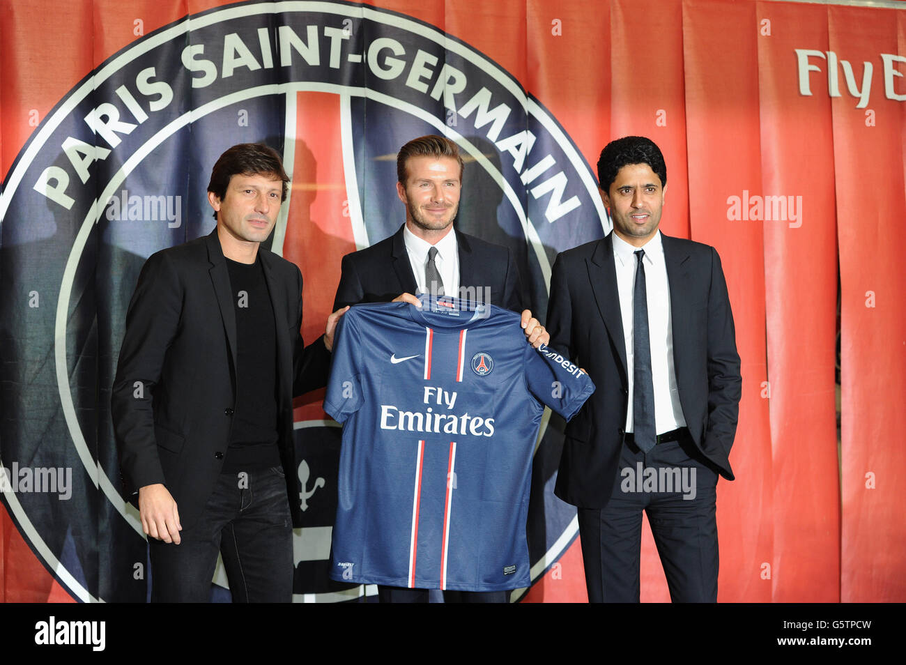 Soccer - Paris Saint-Germain Press Conference - David Beckham Unveiling ...