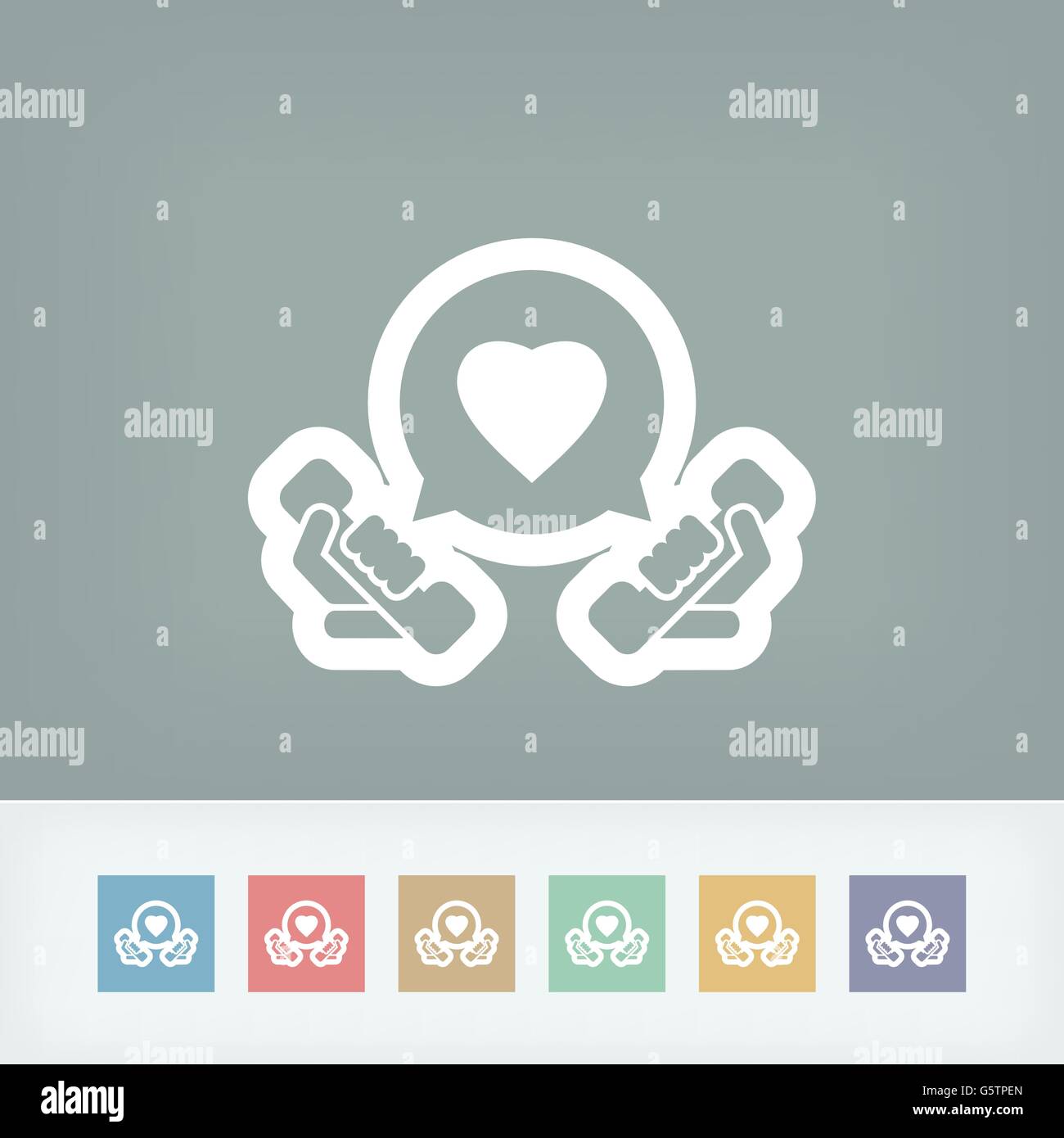 Love call icon Stock Vector Image & Art - Alamy