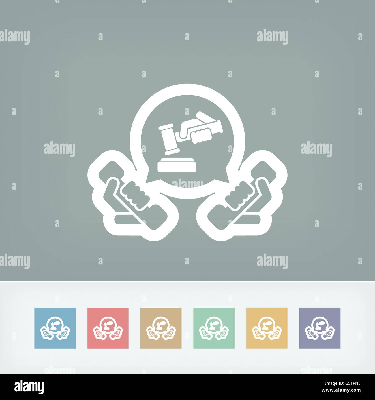 Legal assistance icon Stock Vector Image & Art - Alamy