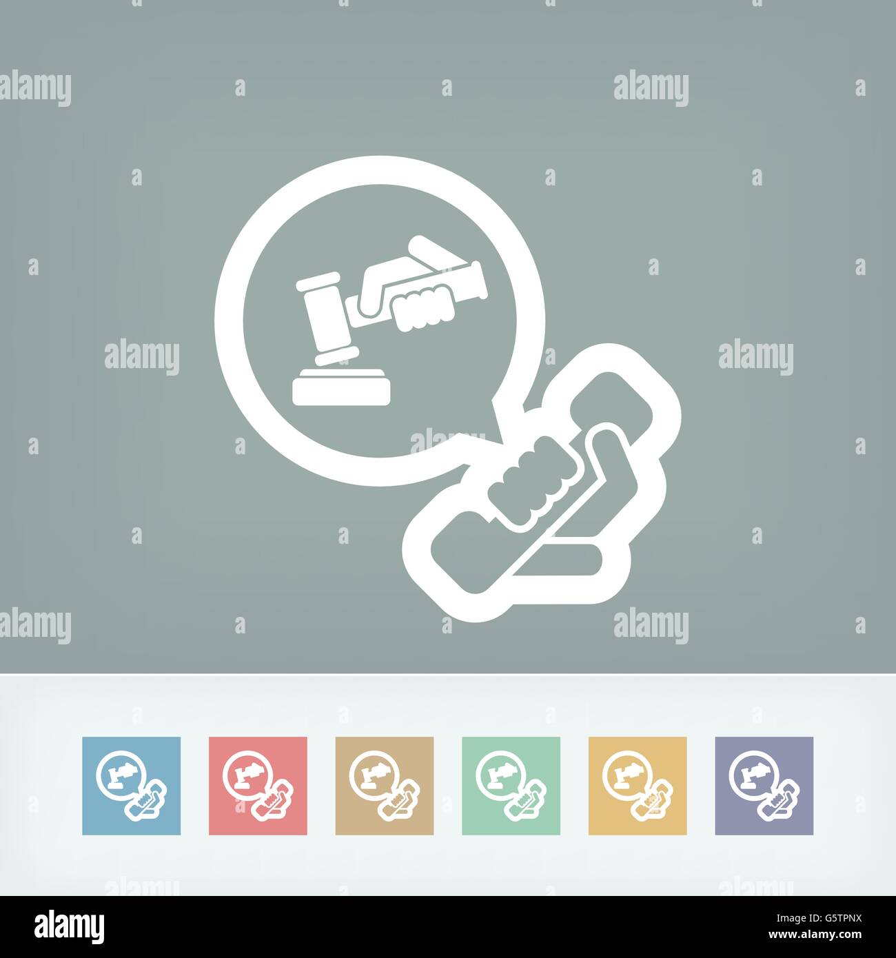 Legal assistance icon Stock Vector Image & Art - Alamy