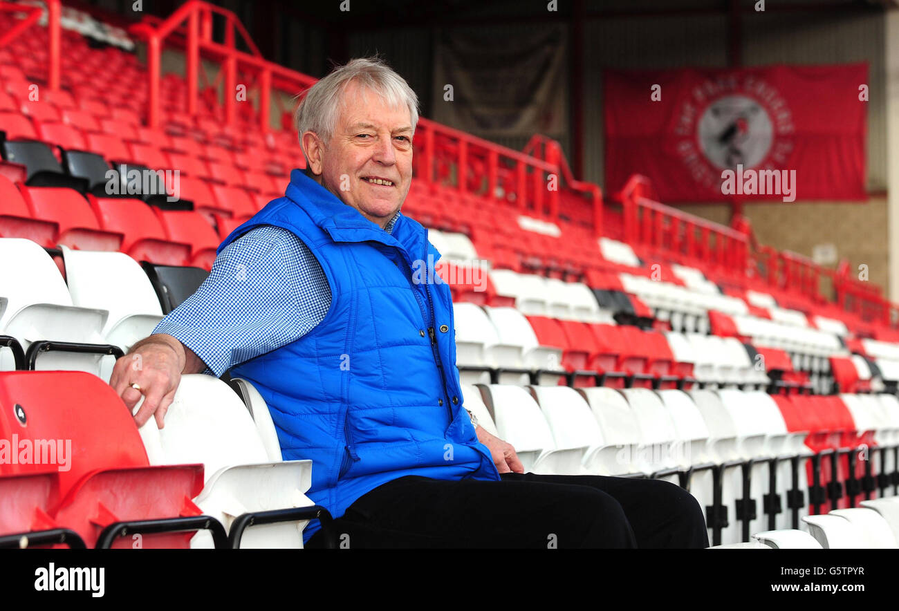 Former PSG and Bristol City player Jantzen Derrick poses at Bristol ...