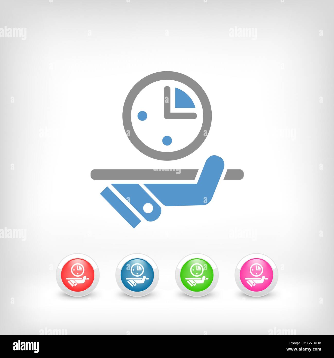 Customer waiting time Stock Vector Images - Alamy