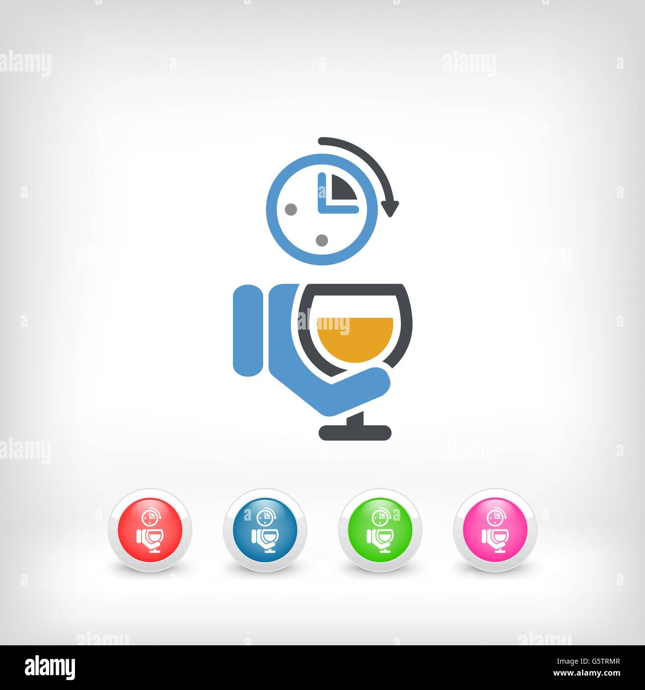 Happy hour Stock Vector Images - Alamy