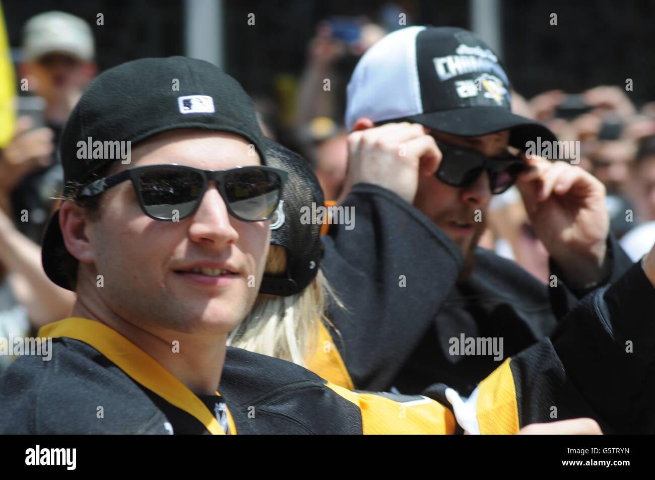 Pittsburgh Penguins Stanley cup victory parade May 2016 Stock Photo - Alamy