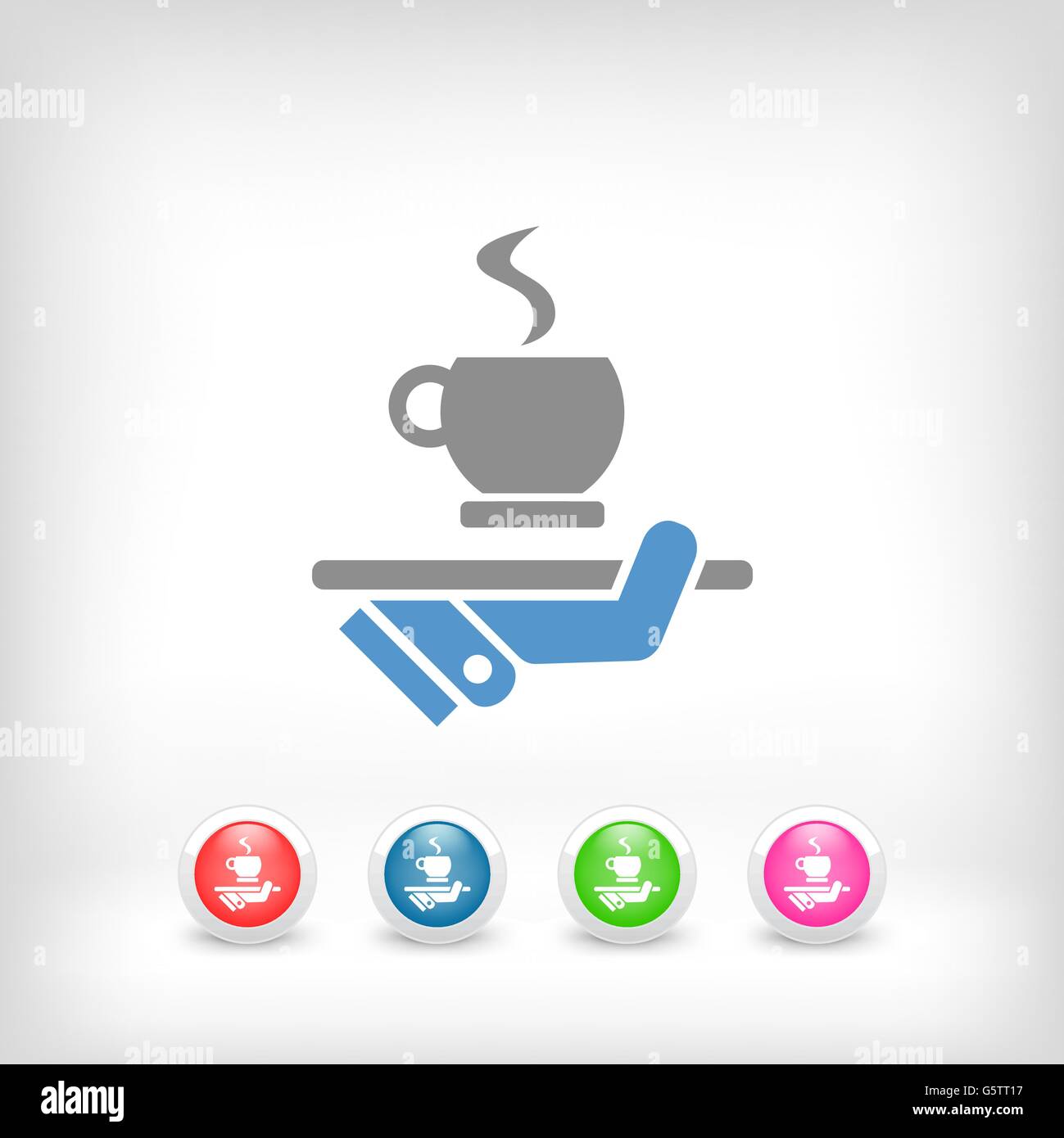 Coffee tray Stock Vector Images - Alamy