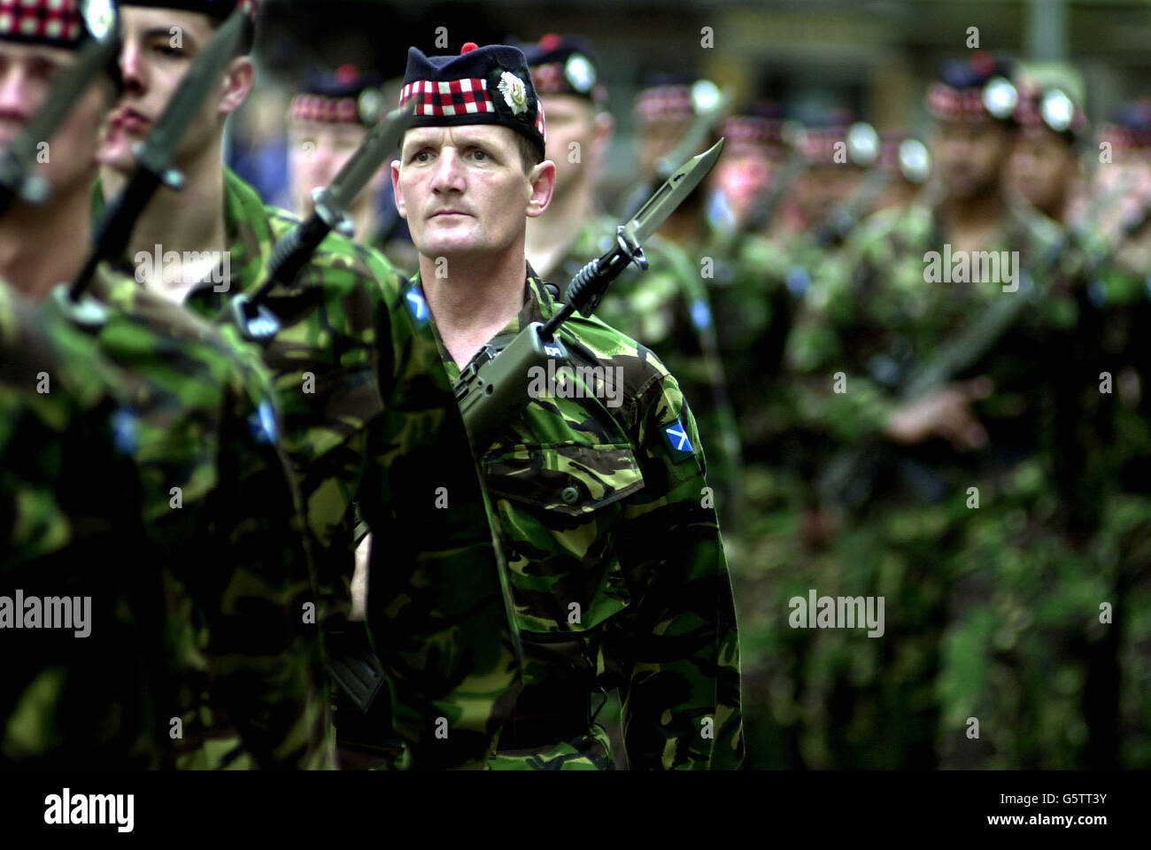 1st Battalion the Royal Scots parade Stock Photo - Alamy