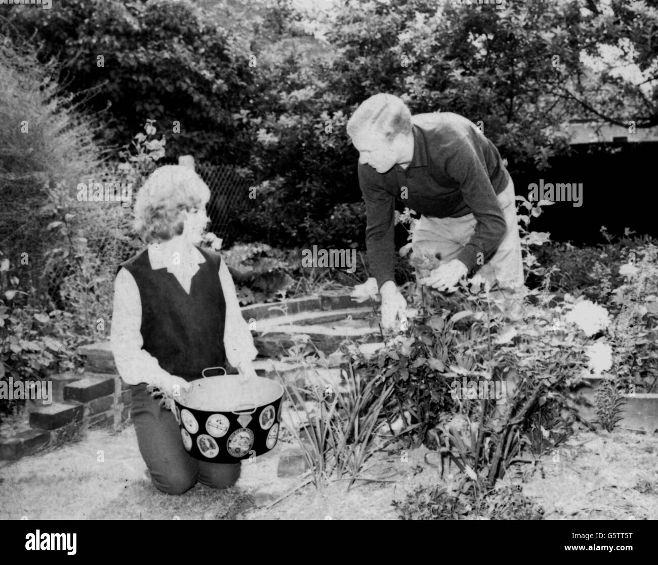 Bobby Moore and Tina Dean Stock Photo - Alamy