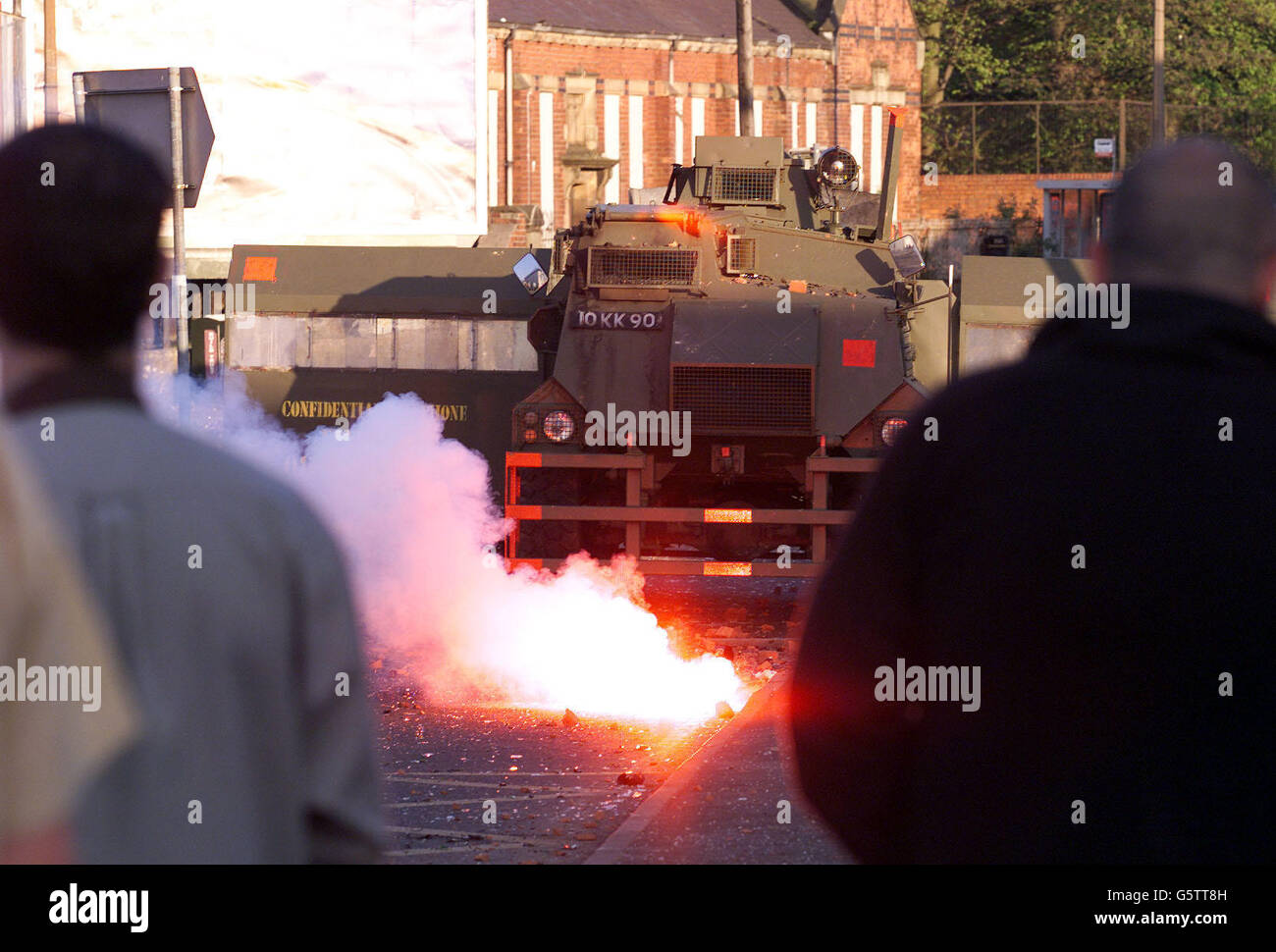 Football fans religion riots tanks hi-res stock photography and images ...