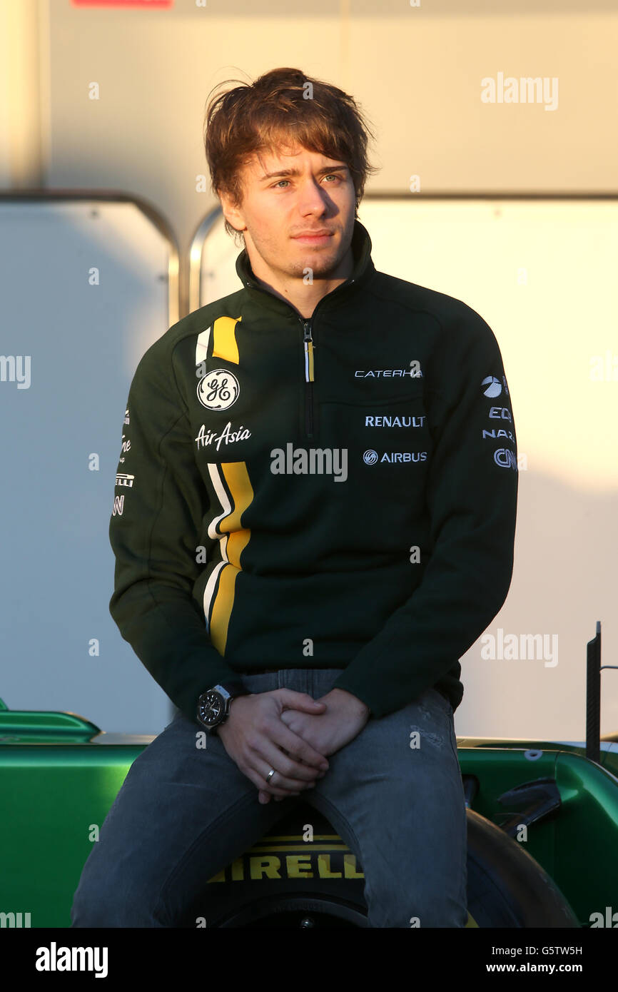 Formula One - Caterham CT03 Launch - Circuito de Jerez Stock Photo - Alamy