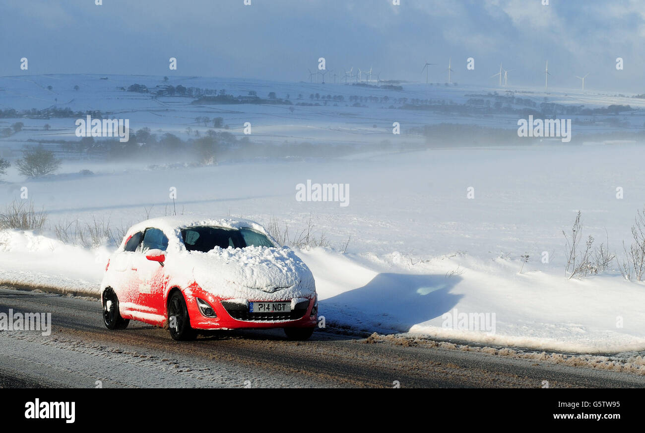 Winter weather Feb 5th Stock Photo - Alamy