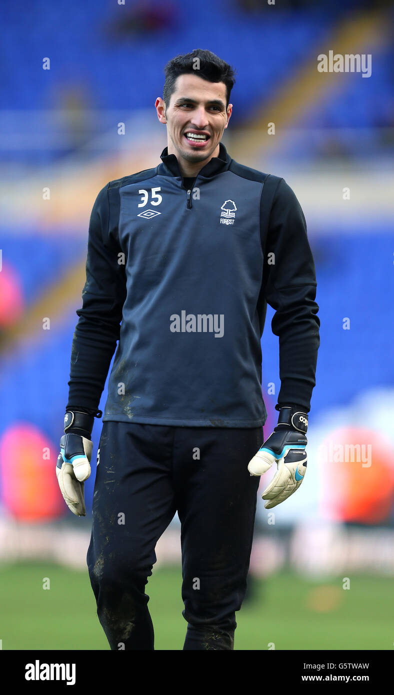 Nottingham forest goalkeeper khaled al rashidi hi-res stock photography ...
