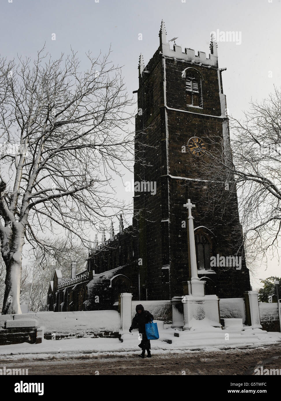 Winter weather Feb 5th Stock Photo - Alamy