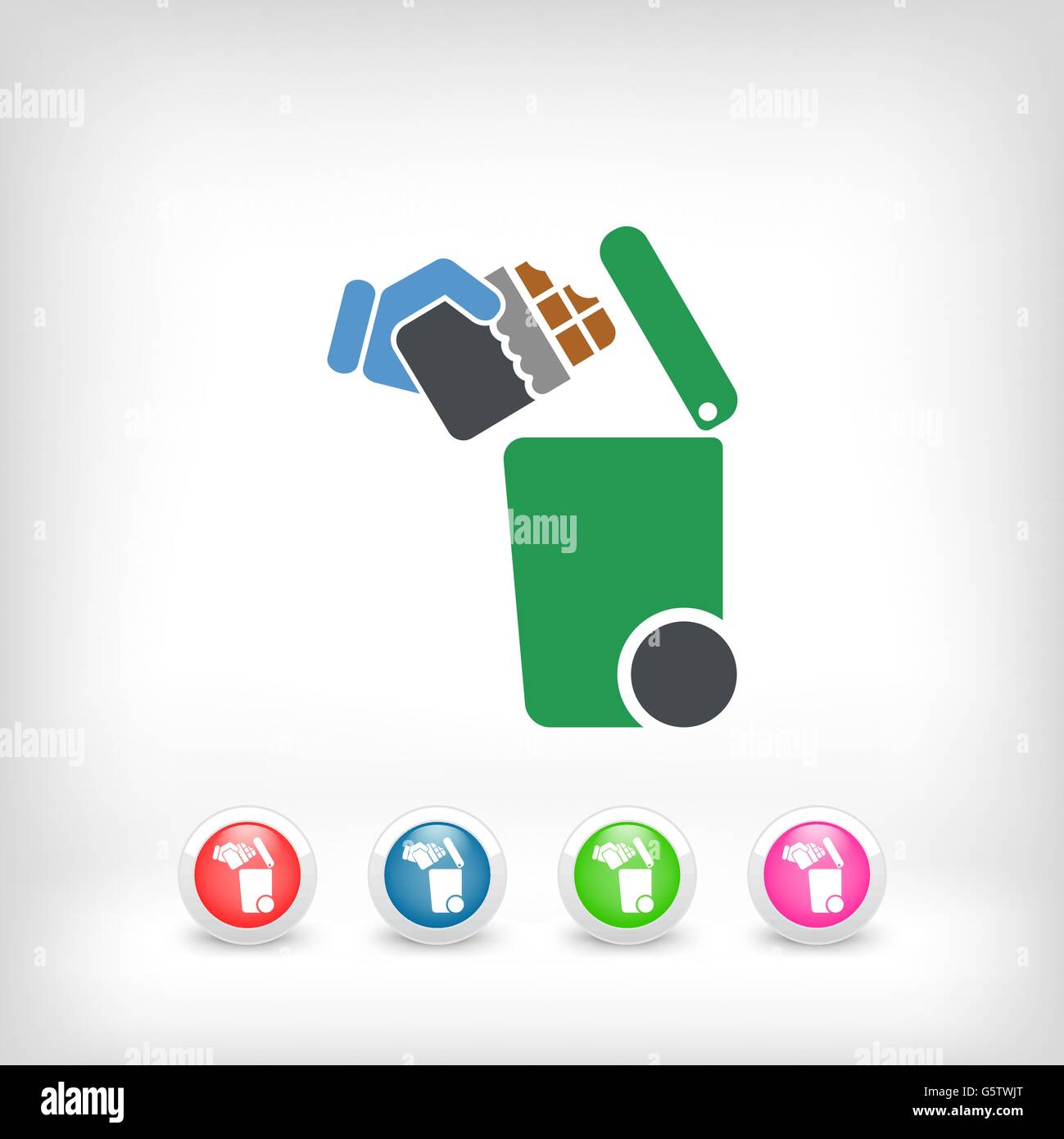 Separate waste collection icon Stock Vector Image & Art - Alamy