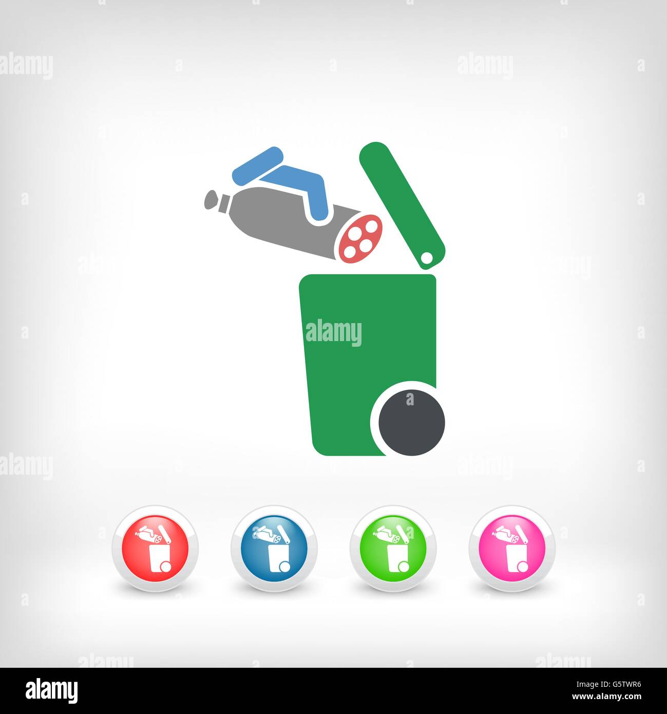 Separate waste collection icon Stock Vector Image & Art - Alamy
