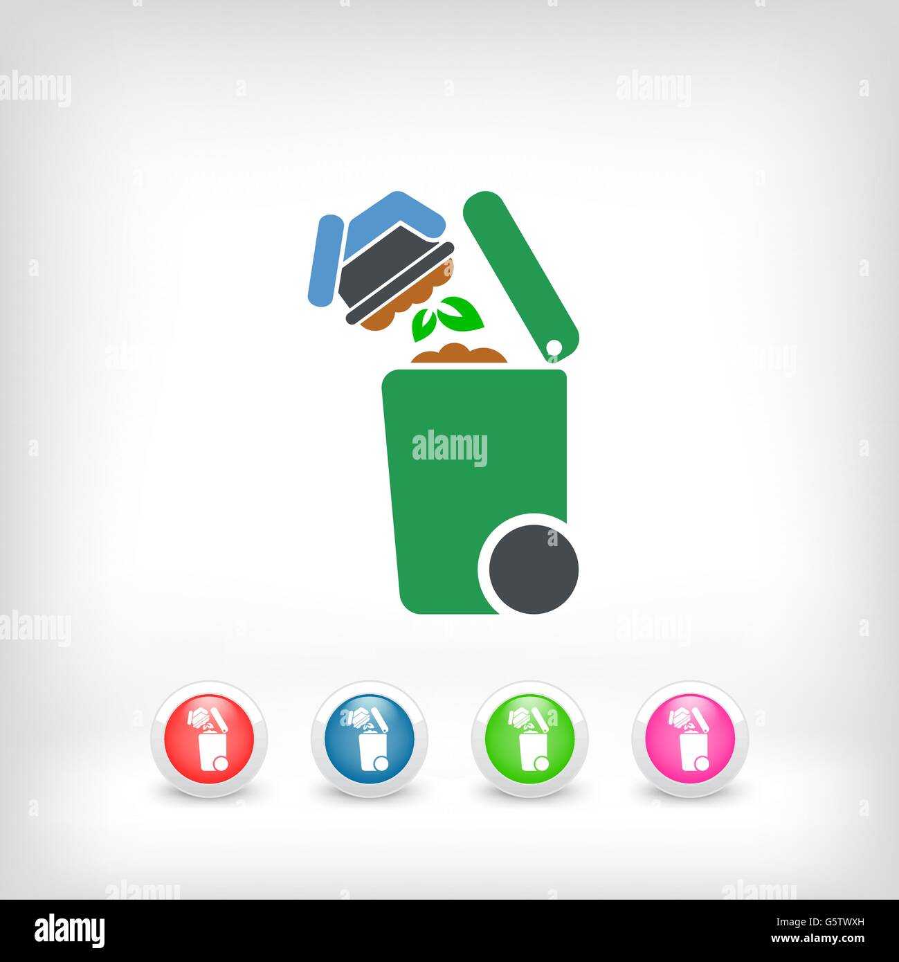 Soil deposit Stock Vector Images - Alamy