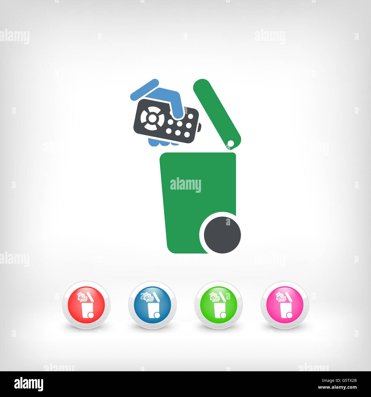 Separate waste collection icon Stock Vector Image & Art - Alamy
