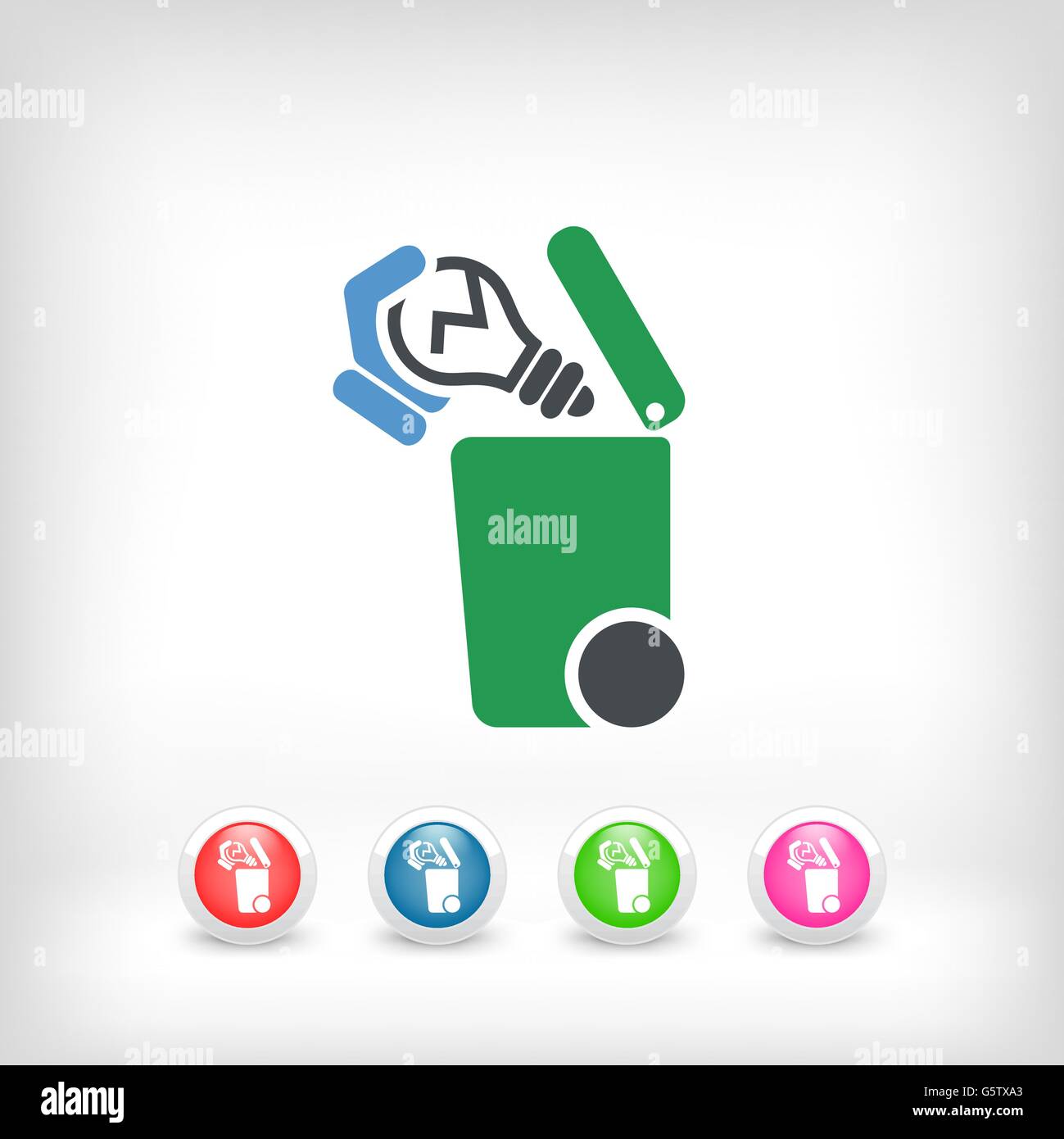 Separate waste collection icon Stock Vector Image & Art - Alamy