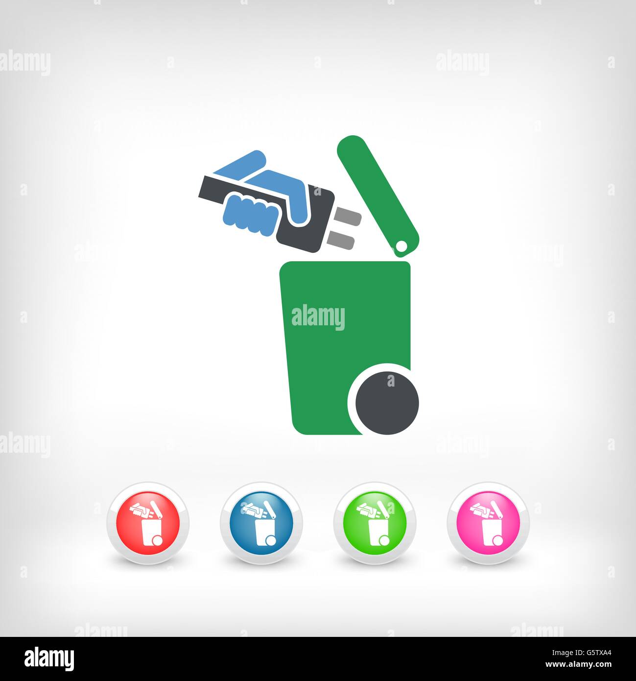 Separate waste collection icon Stock Vector Image & Art - Alamy