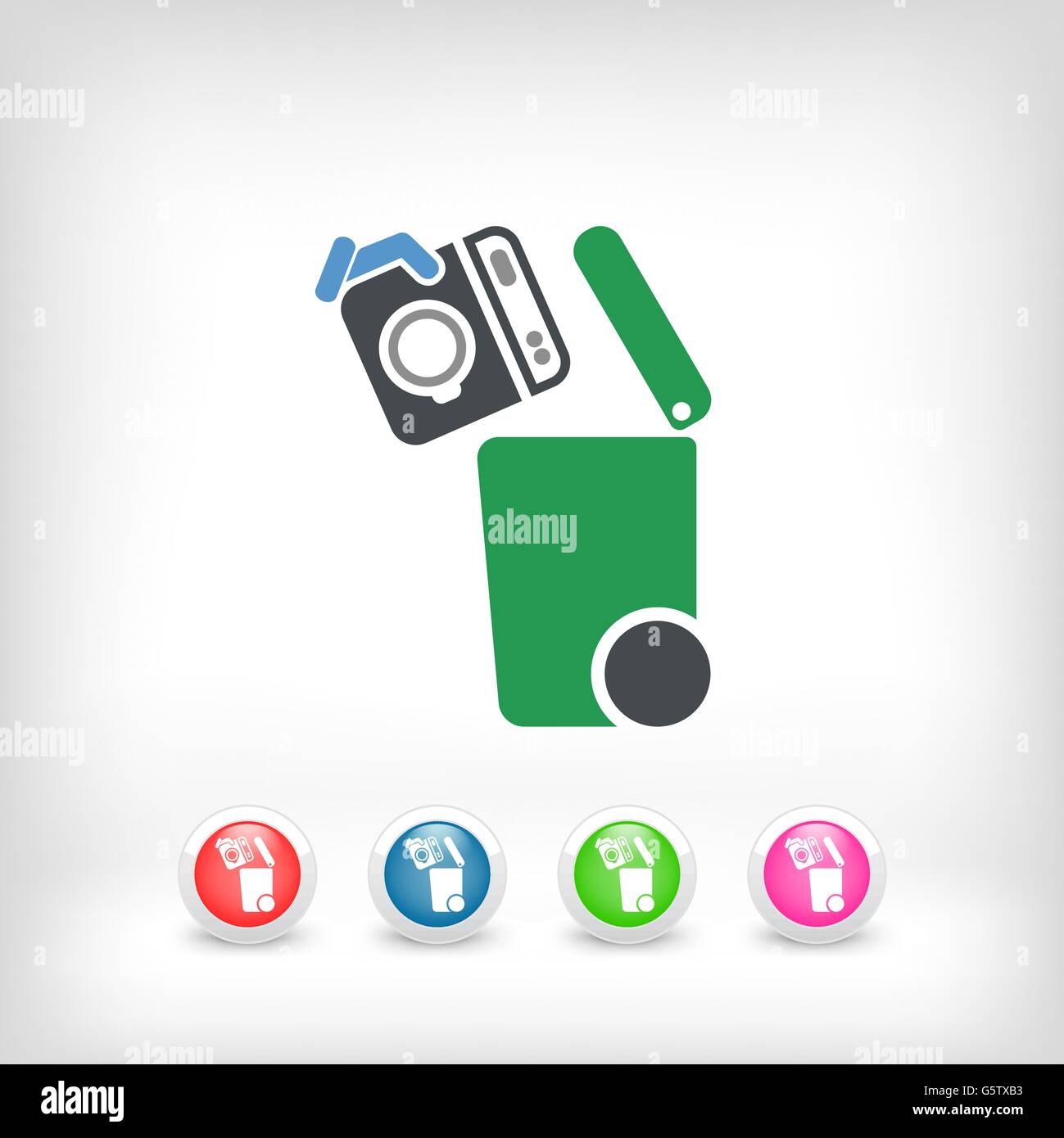 Separate waste collection icon Stock Vector Image & Art - Alamy