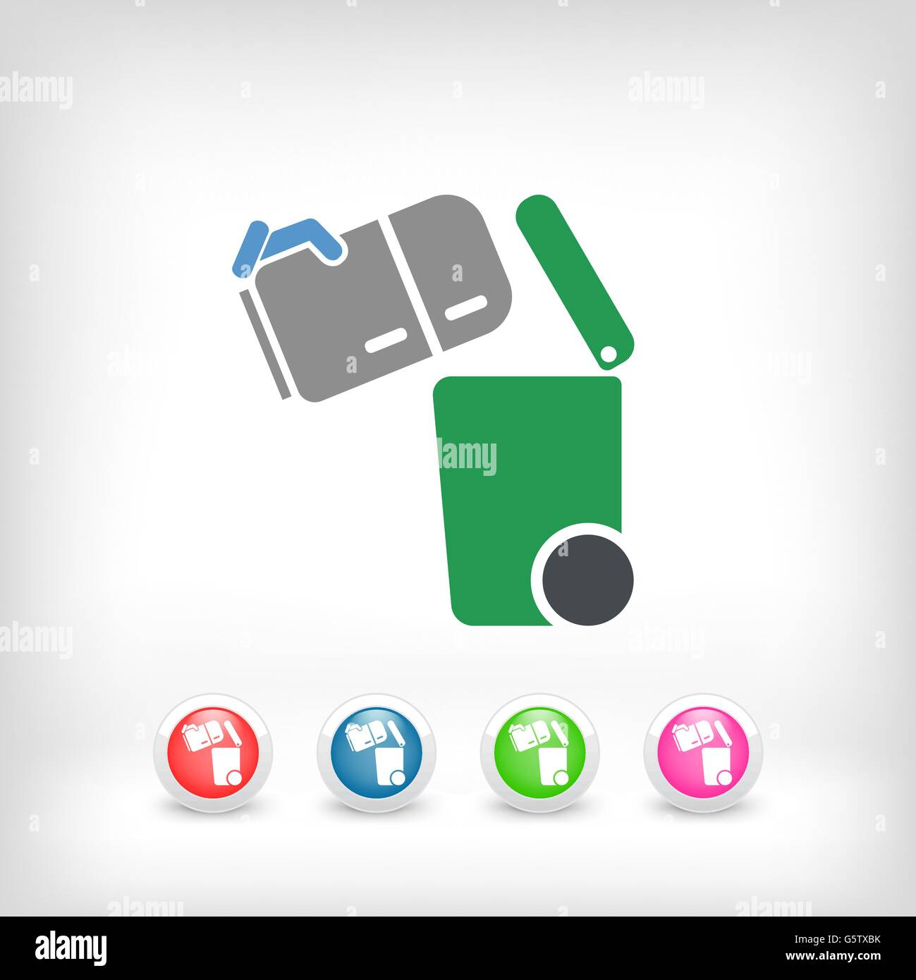 Separate waste collection icon Stock Vector Image & Art - Alamy