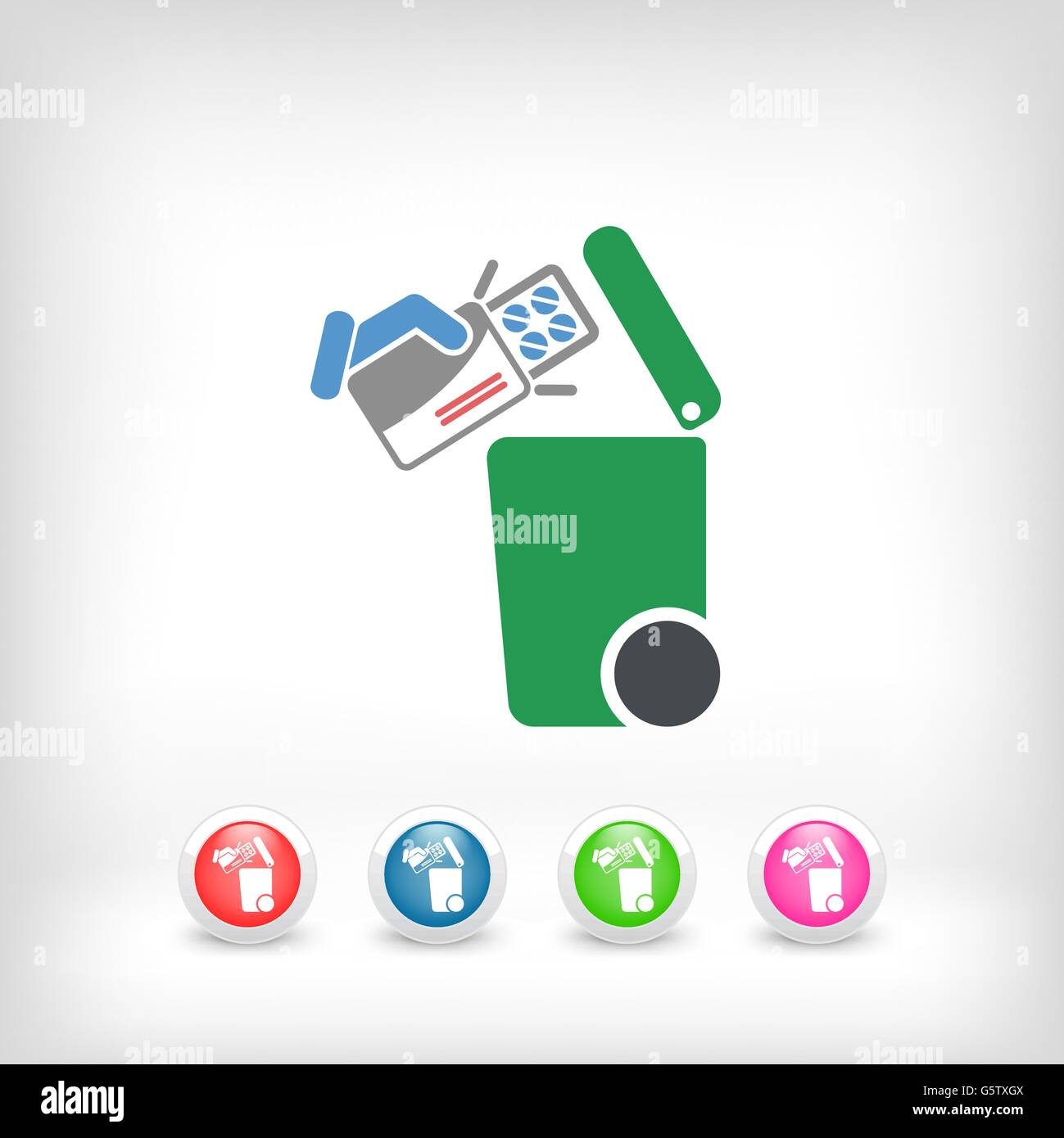Separate waste collection icon Stock Vector Image & Art - Alamy