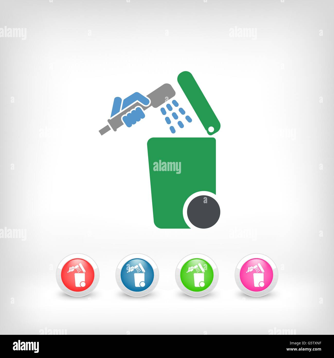 Cleaning up plastic pollution water Stock Vector Images - Alamy