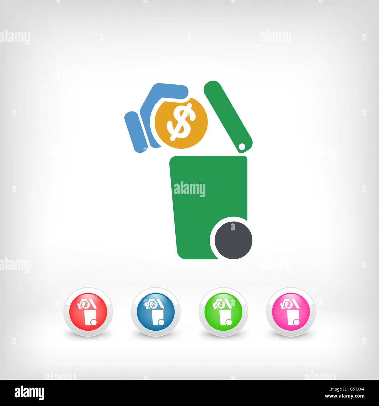 Separate waste collection icon Stock Vector Image & Art - Alamy