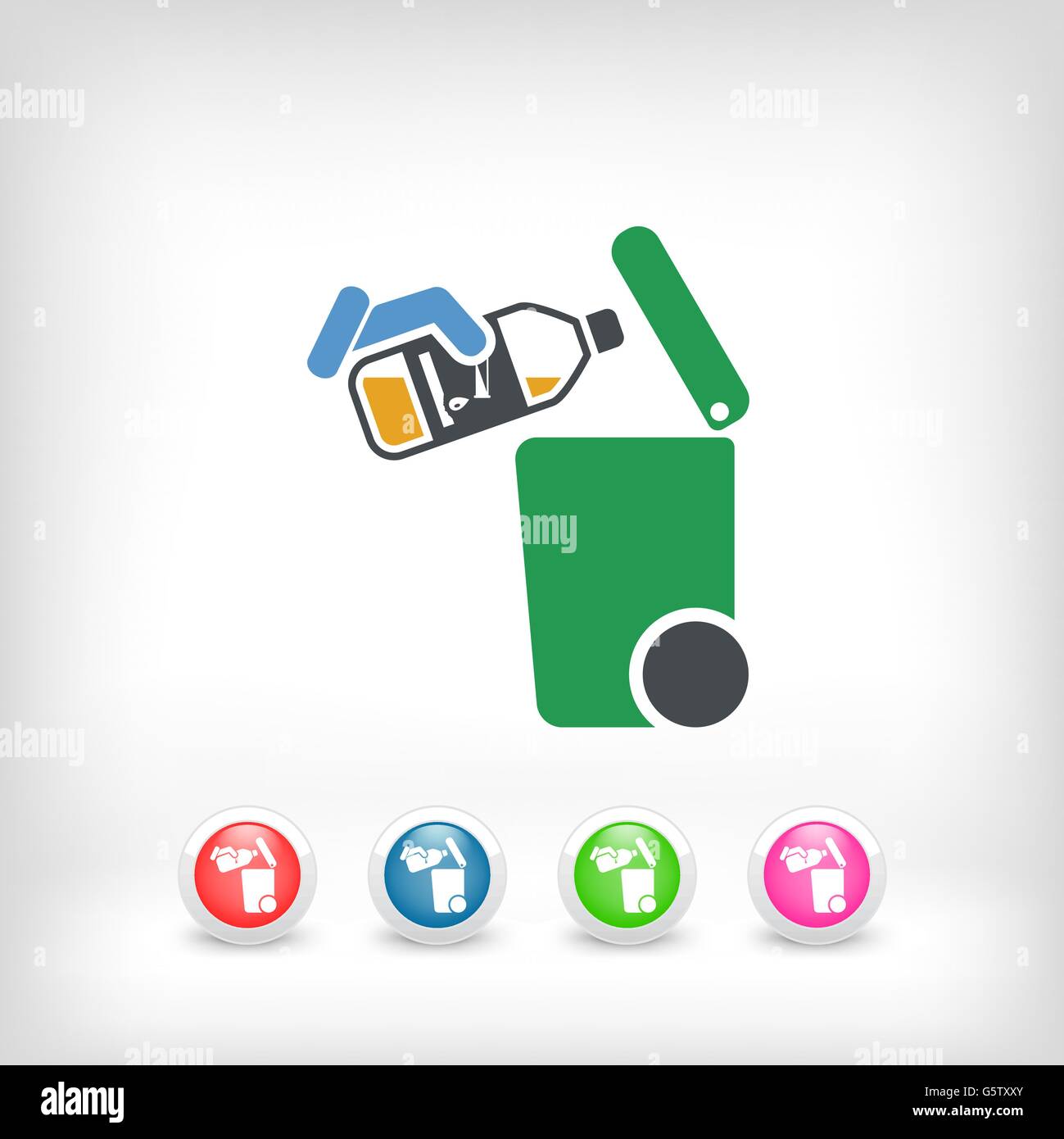 Separate waste collection icon Stock Vector Image & Art - Alamy